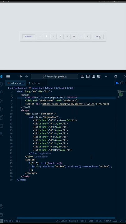 Neumorphic Pagination By Using Html And Css Html Css Neumorphic Pagination Tutorial Coding
