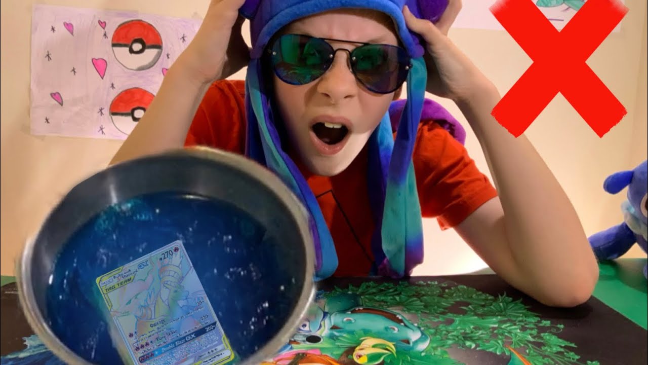 MY SISTER HID MY POKÉMON CARDS IN JELLO!!! *Gone Wrong* - YouTube