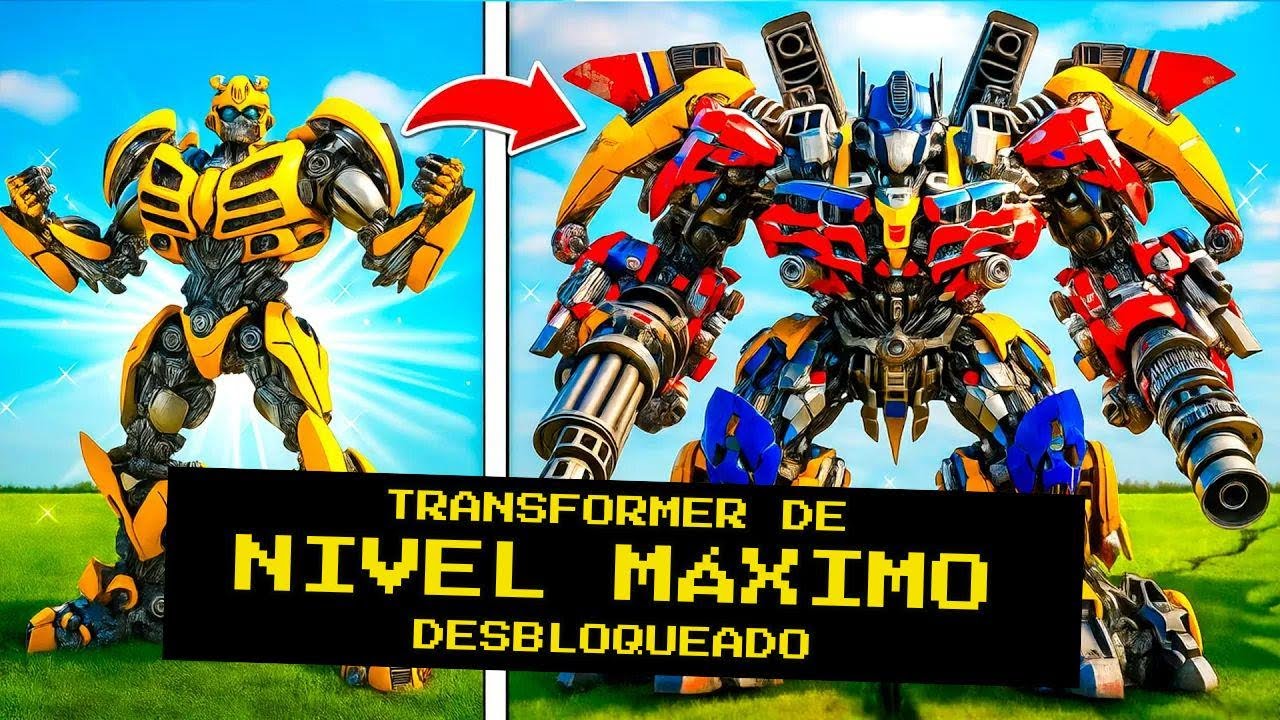 ¡Creé al robot más gigante de GTA 5! Así evolucionó mi Transformer en ...