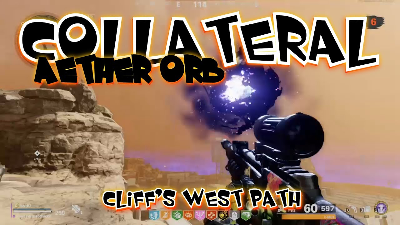 COLLATERAL AETHER ORB "CLIFF'S WEST PATH & LOCATION SEASON 5 OUTBREAK ...