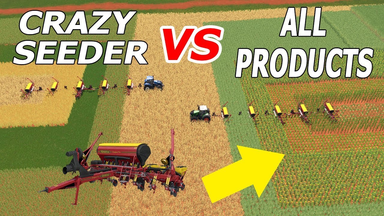 Farming Simulator 17: Crazy Seeder for Direct Seeding and Fertilization ...