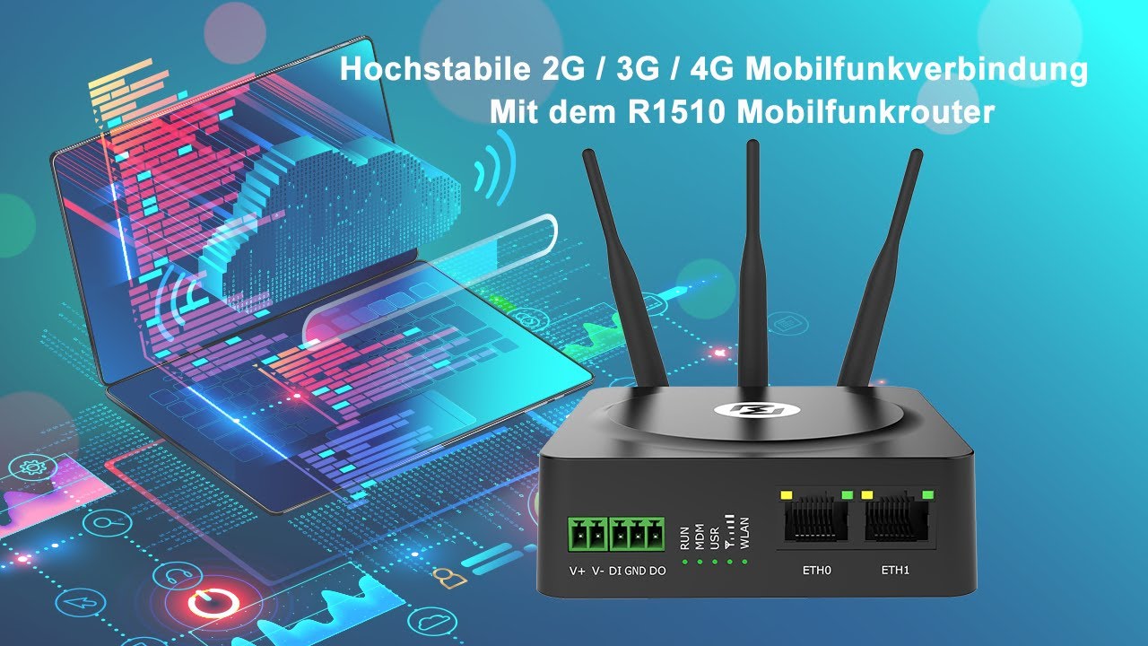 R1510 Robustel industrieller VPN Router - YouTube