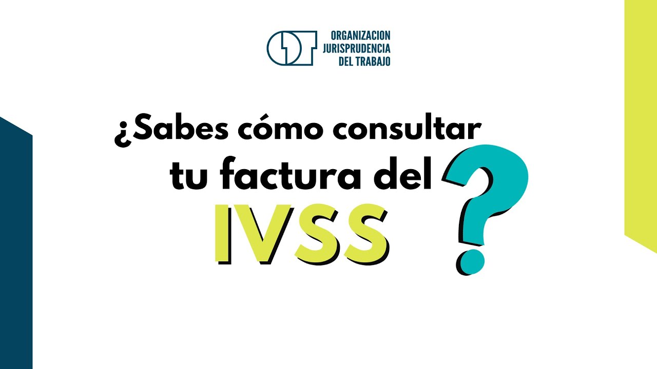 ¿Sabes cómo consultar tu factura del IVSS? - YouTube