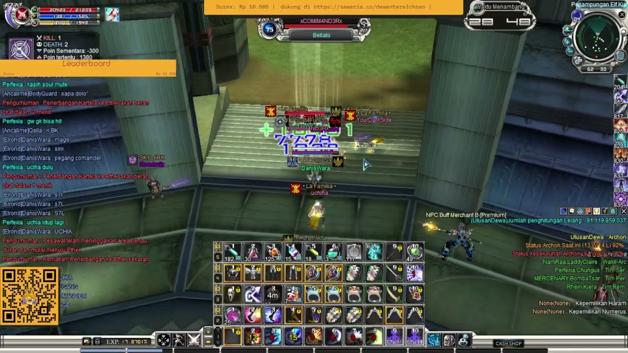 RF Remastered Skynex Perang Elf Cora Vs Bellato - YouTube