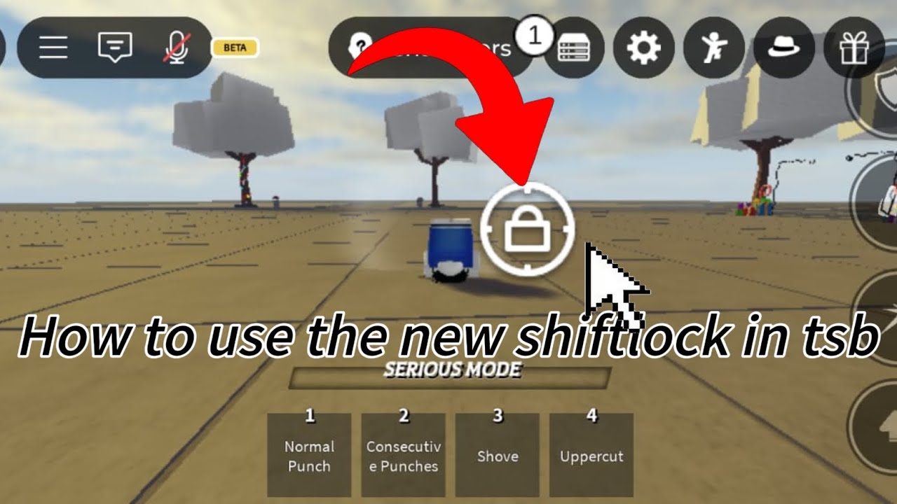 How to use the new shiftlock icon on mobile. (requested) - YouTube