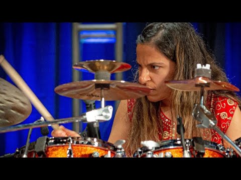 Watch the best female drummer pounding the drums like there is no ...