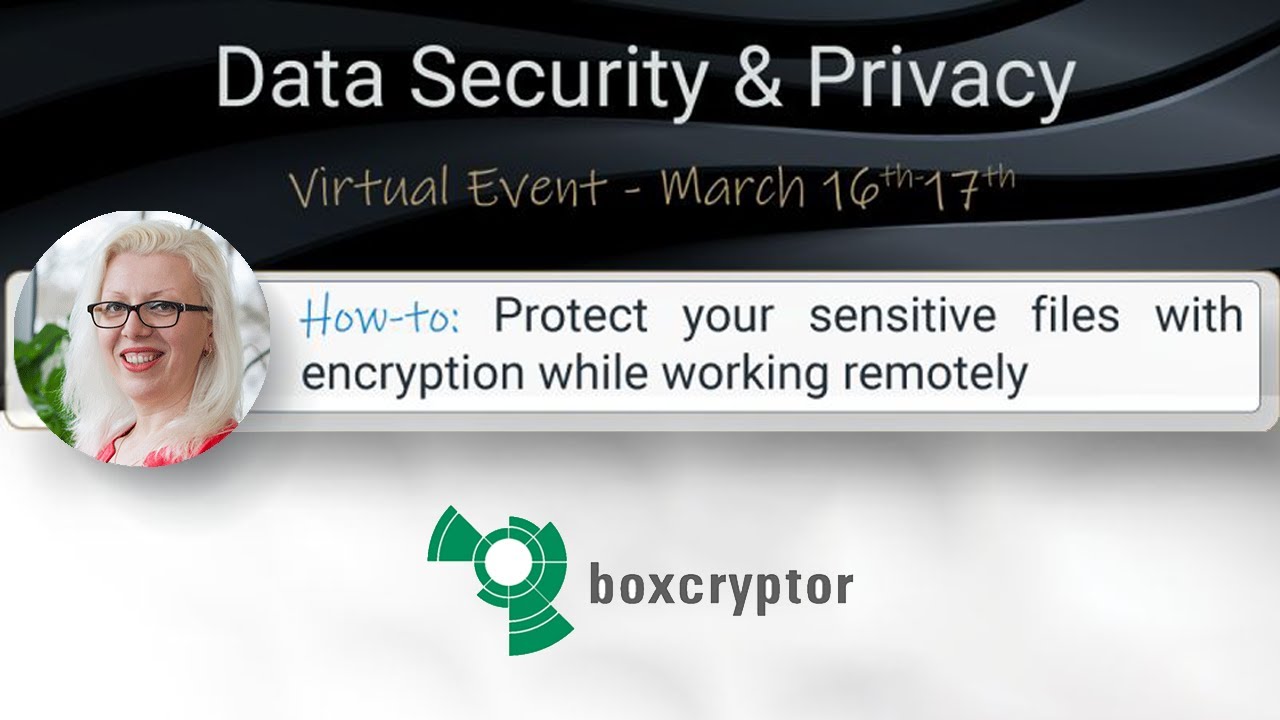 Keynote: “How-to: Protect your sensitive files with encryption while ...