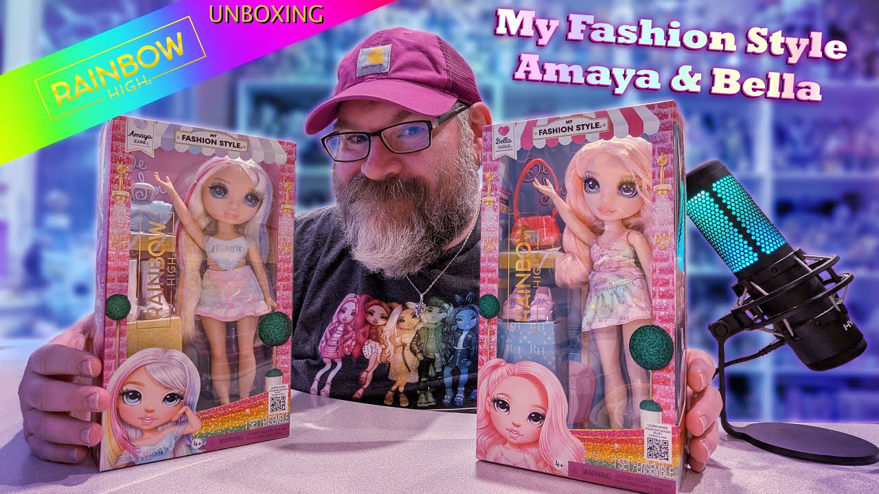 Rainbow High My Fashion Style Amaya Raine & Bella Parker Unboxing & Review - YouTube