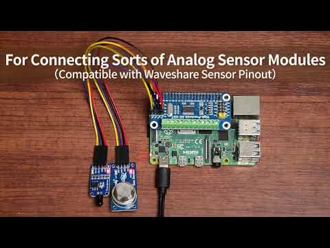 High-Precision AD HAT For Raspberry Pi, ADS1263 10-Ch 32-Bit ADC - YouTube