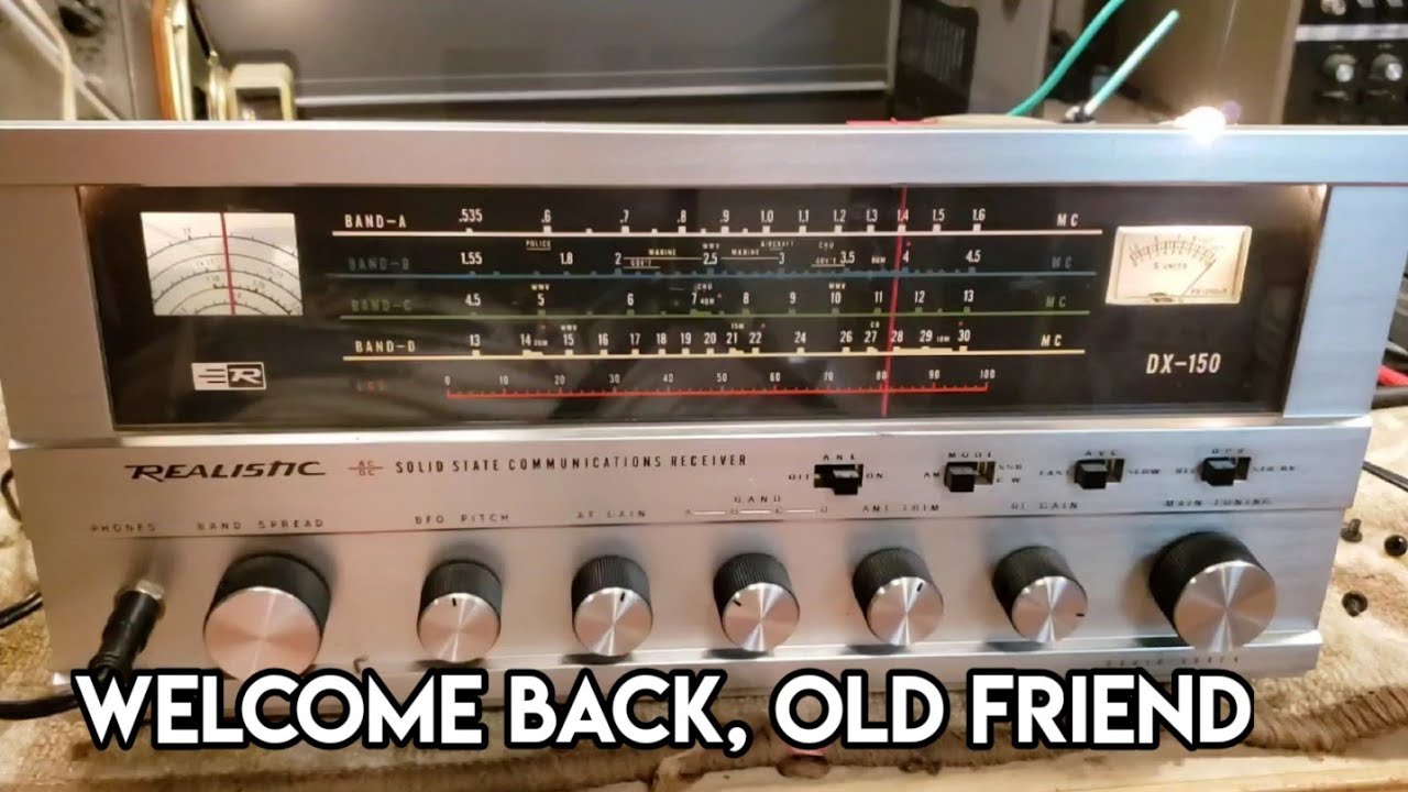 Realistic DX 150 AM/Shortwave Receiver (1967-1969)...A Simple Servicing ...