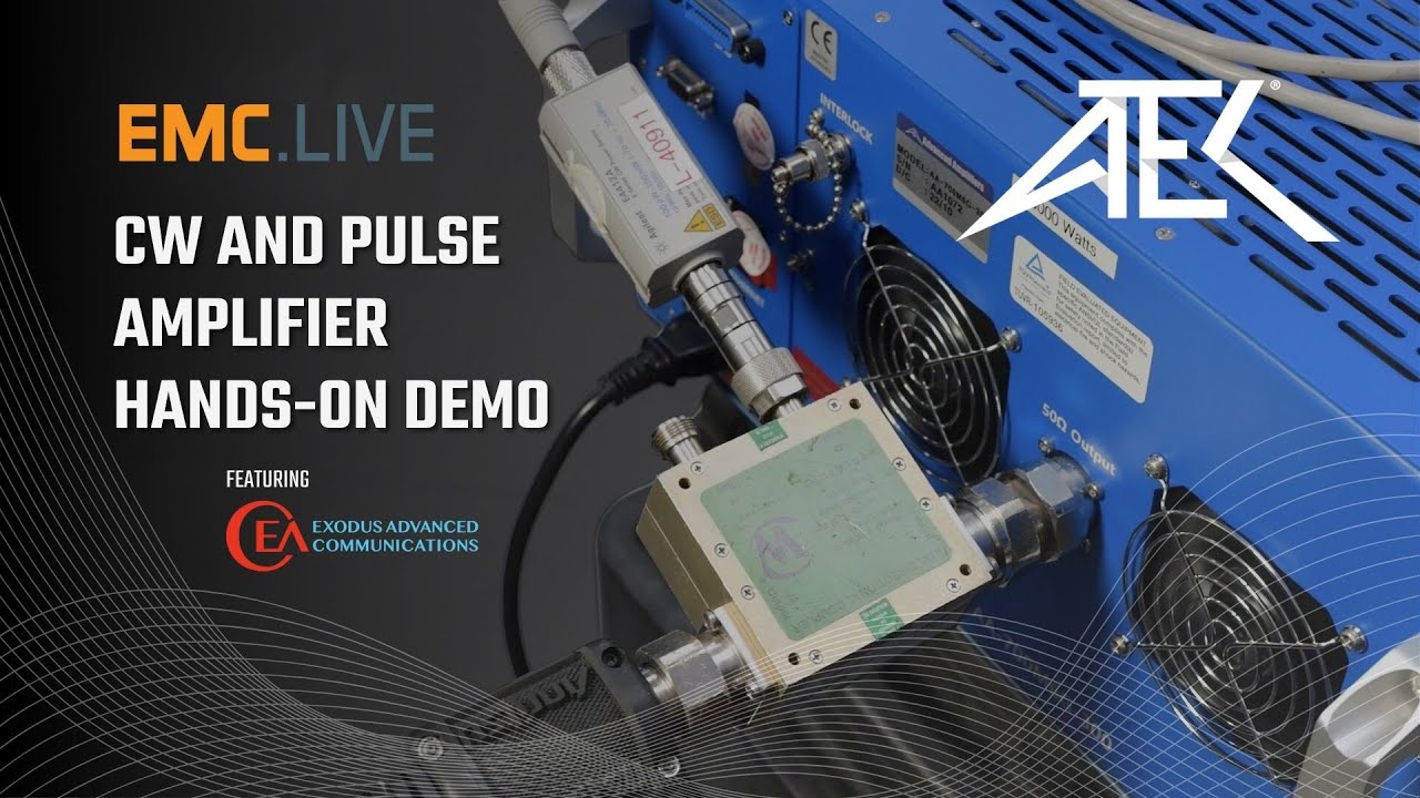 Using High Powered CW & Pulsed Amplifiers for EMC Testing | Ft. ATEC ...