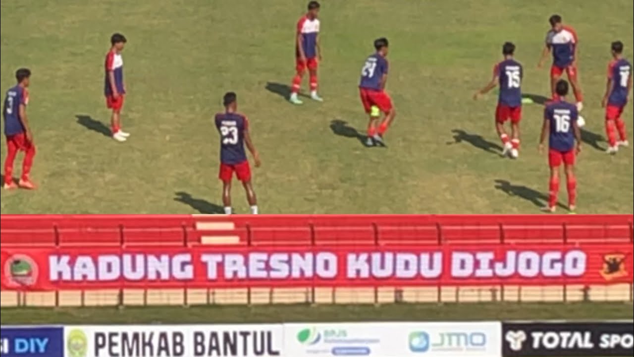 Warm Up Persiba Bantul vs JK Tamanan United - Liga 3 2023/24 - YouTube