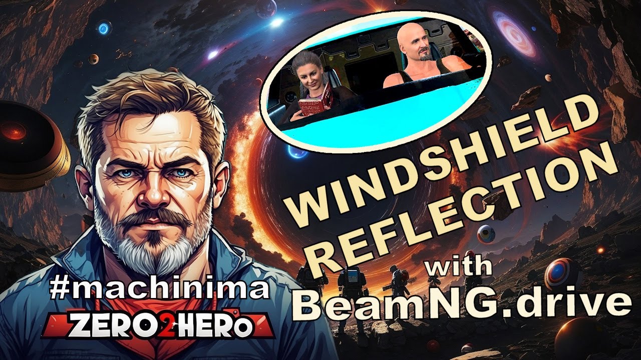 Windshield Reflection Effect with BeamNG.drive + DaVinci Resolve ...