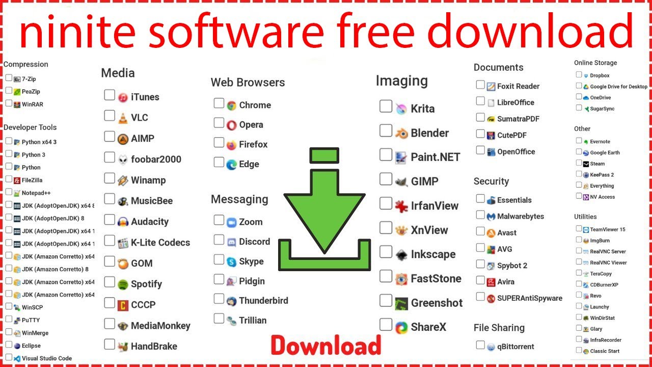 ninite software free download | Software download through Ninite # ...
