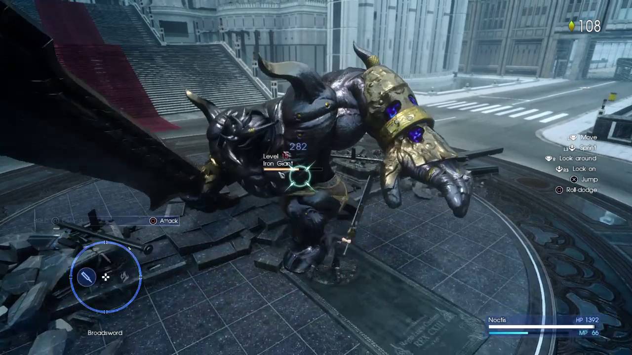 PLATINUM DEMO – FINAL FANTASY XV ( Iron Giant ) - YouTube
