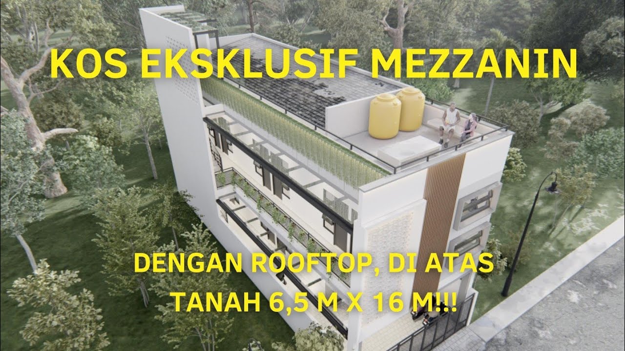 KOST EXCLUSIVE ADA ROOFTOP GARDEN DI TENGAH KOTA!!! - YouTube