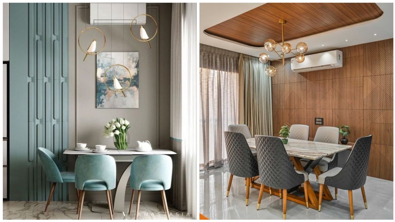 Beautiful Dining Room Wall Designs || Latest Wall Decor for Dining ...