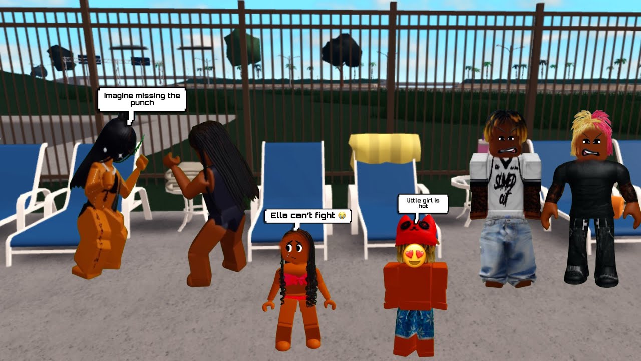 THE GIRLS GO TO THE COMMUNITY POOL! *SPOILED BRATS….BLOXY ACRES ...