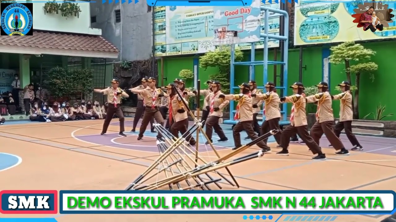 Demo Ekskul Pramuka @Breaking News SMK N 44 Jakarta - YouTube
