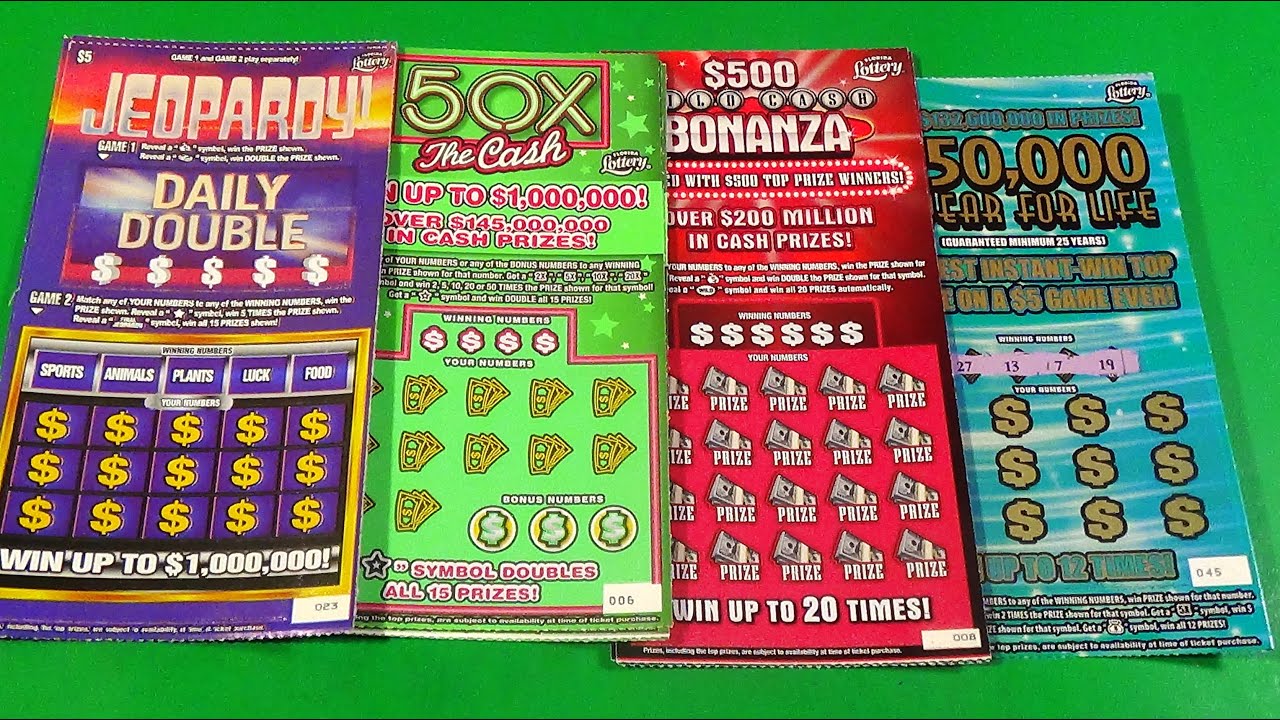 SAT. BIG GAME 157: JEOPARDY 50X THE CASH $500 BONANZA FL Lottery ...