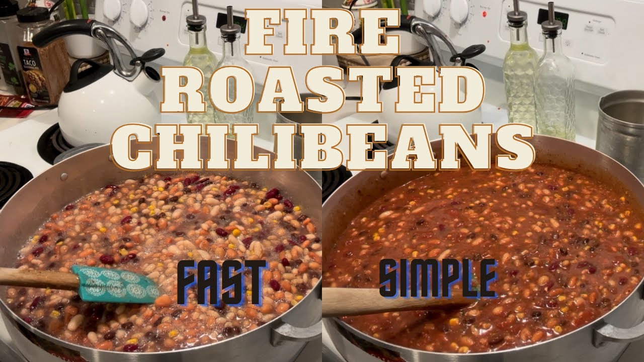 Fast & Simple Fire Roasted Chili Beans!!!!!🫘 - YouTube