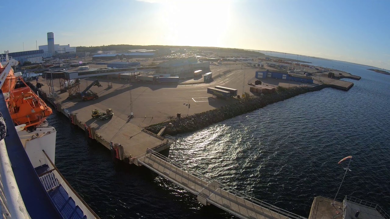 Karlskrona Port Stena Line Sweden - YouTube