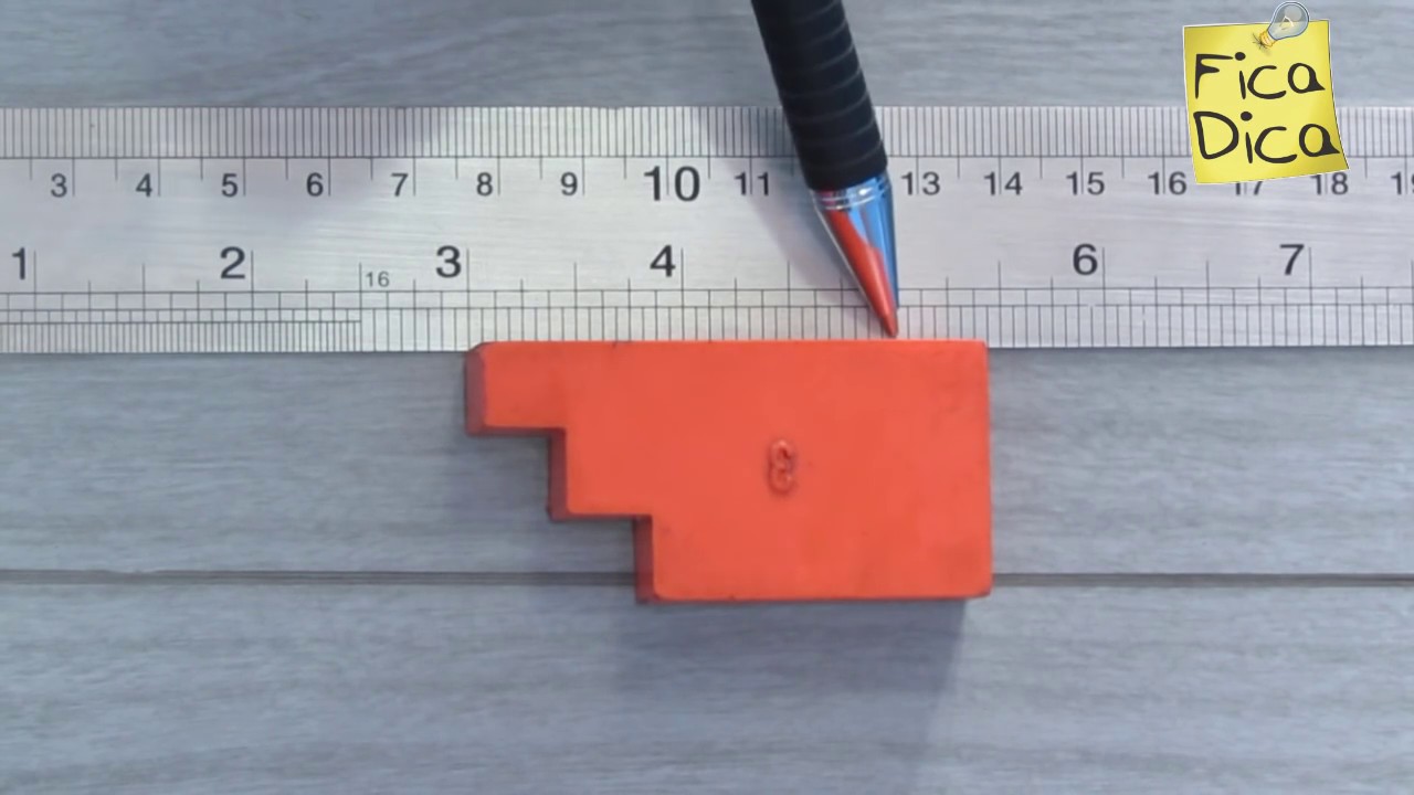 Leitura régua graduada polegada e frações - Metrologia - FICADICA - YouTube