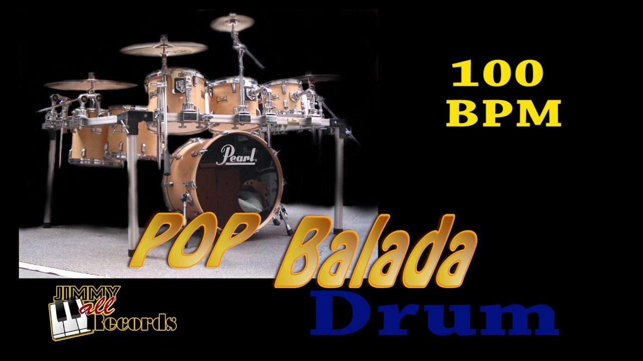 Pop Balada 100 bpm - Ritmo BASE de Bateria - Drum rhythm in ballad ...