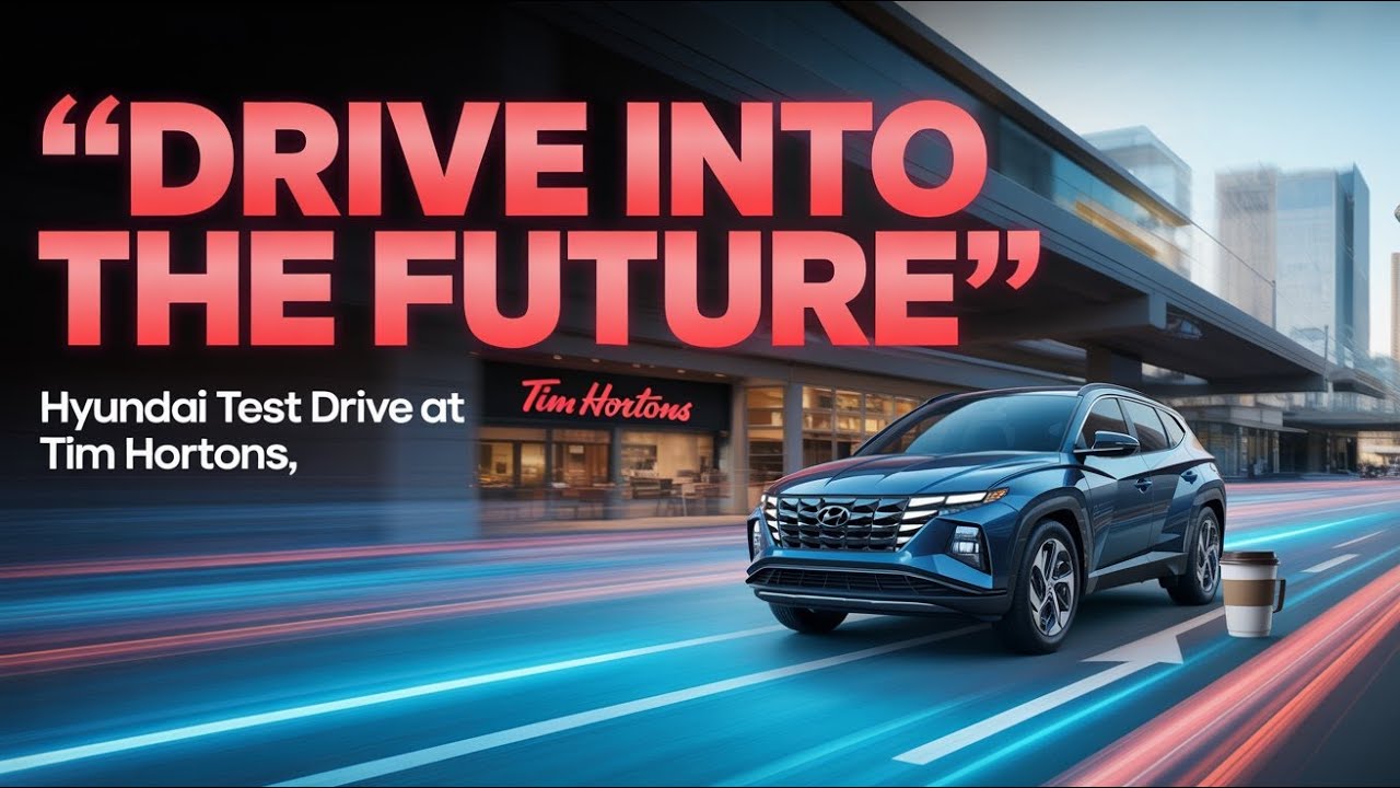 Drive Into the Future: Hyundai Test Drive at Tim Hortons! 🌟 #hyundai # ...