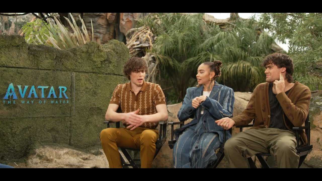 Avatar: The Way of Water Cast on Working on New Movie | Interview - YouTube