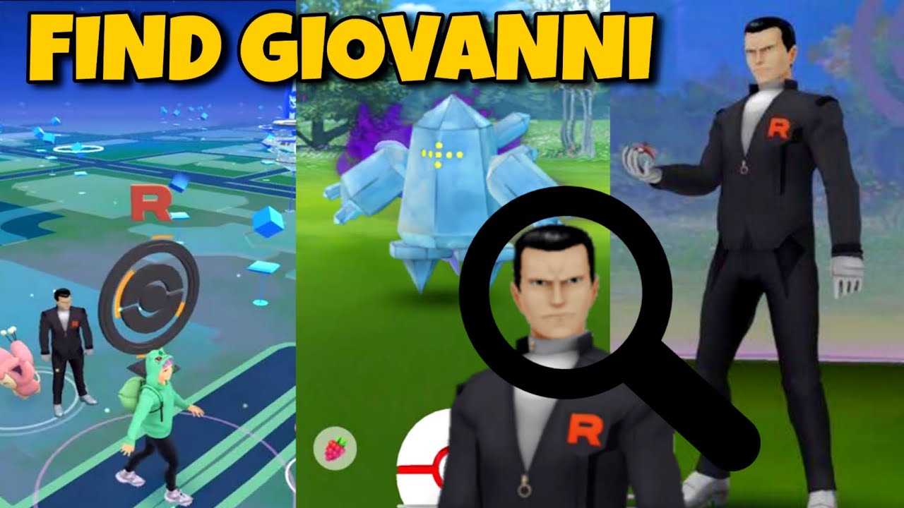 Find Giovanni For Team Rocket Takeover Event And Get RegiIce In Pokemon ...