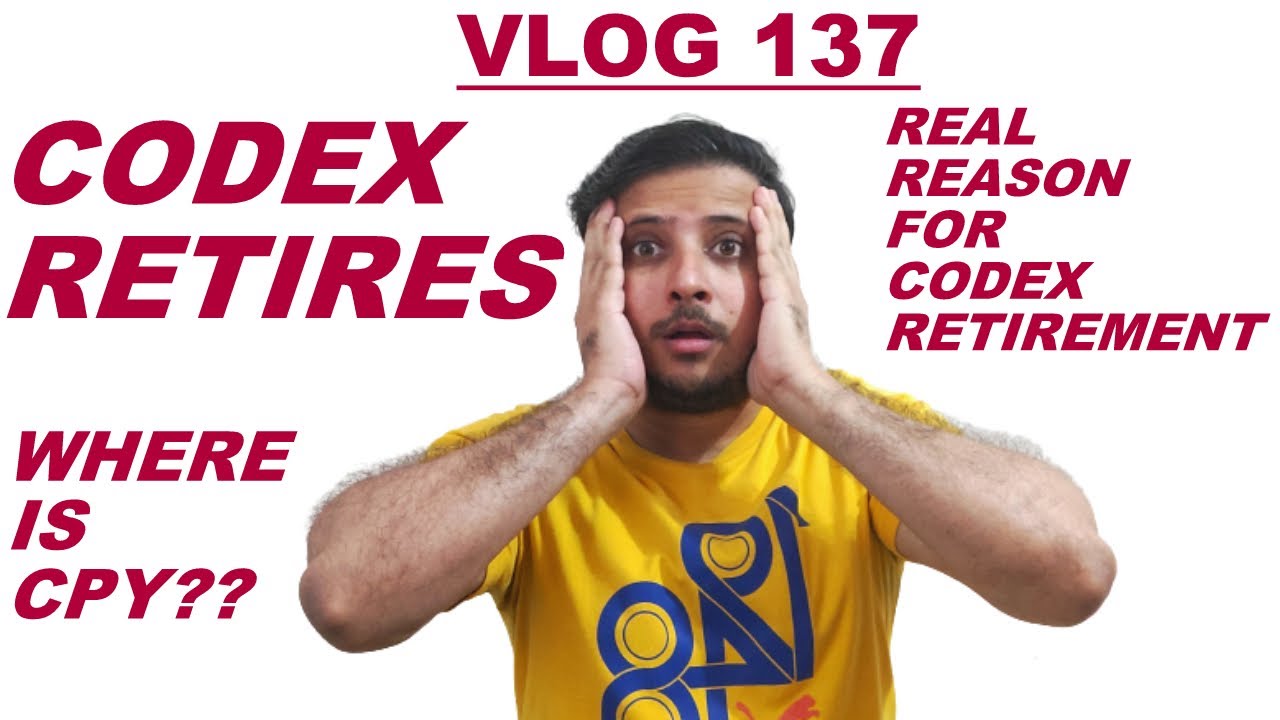 VLOG 137 | CODEX RETIRES, NO MORE CRACKED GAMES | - YouTube