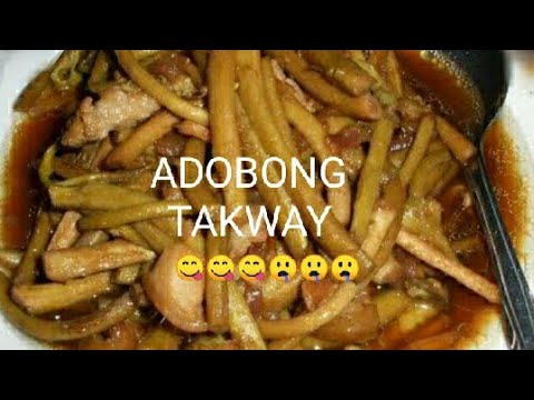 Cooking with my favorite Filipino food (Adobong Takway) - YouTube