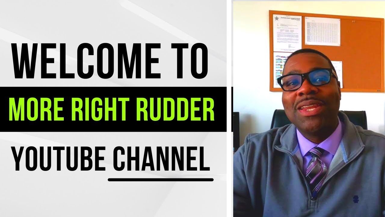 Welcome to More Right Rudder - YouTube