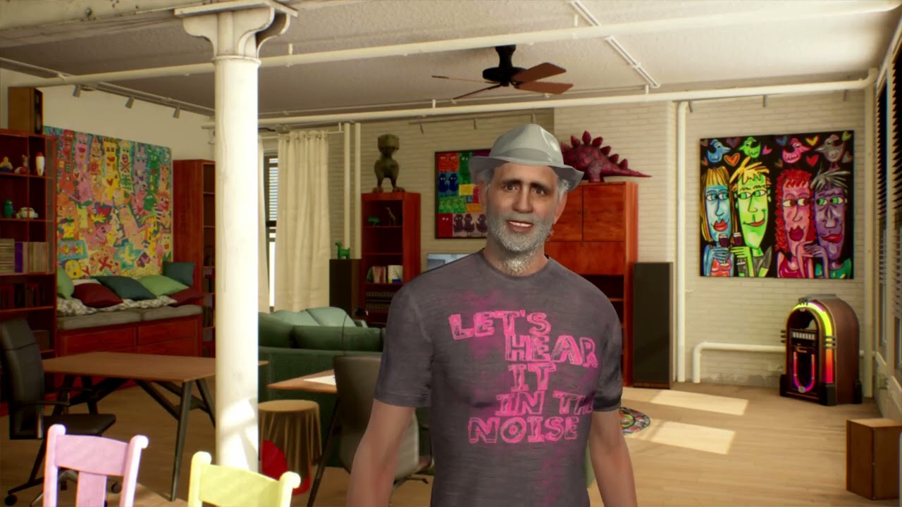 Der James Rizzi Avatar über das Neue Kunstmuseum Tübingen - YouTube