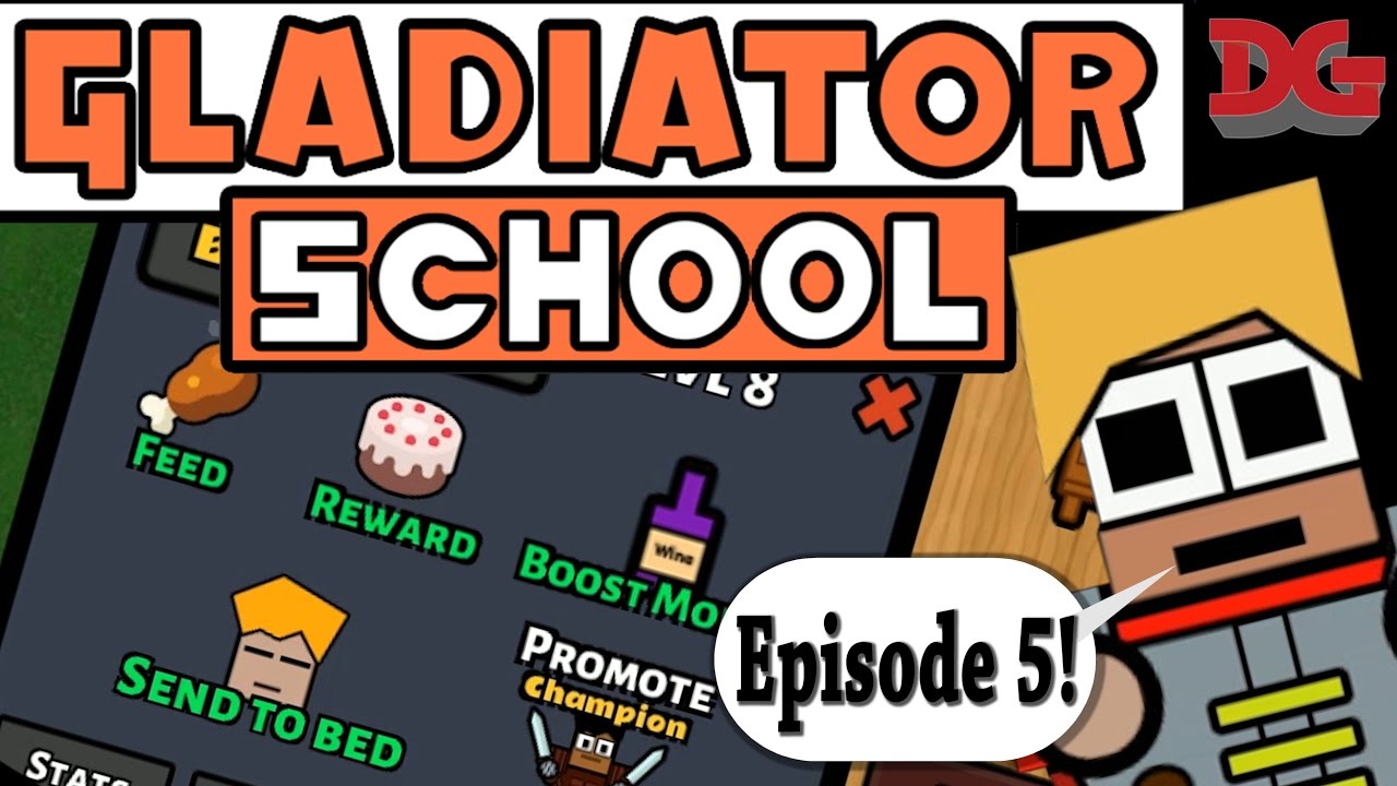 Gladiator School Let's Play Episode 5 - Patches and Potions! (1440/60 ...