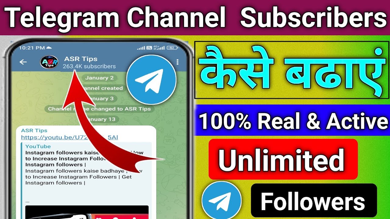 How to Increase Telegram Subscribers | Telegram Subscribers Kaise ...