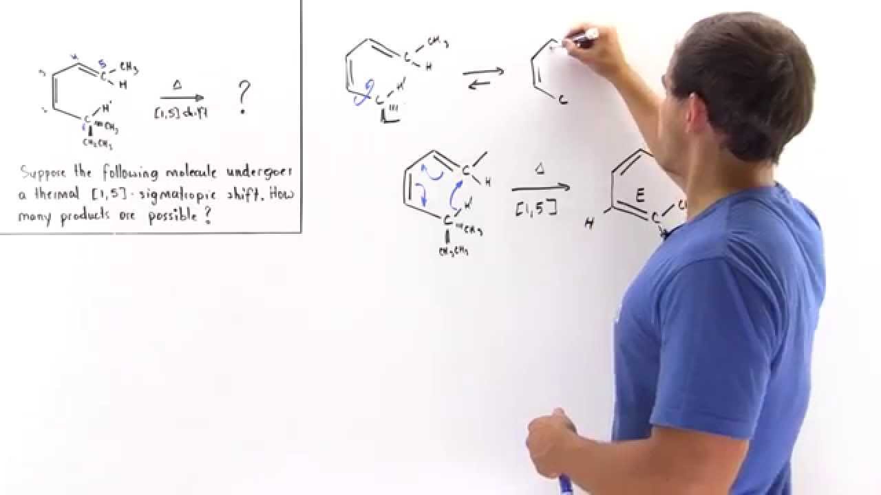 1,5 Sigmatropic Shift Example - YouTube