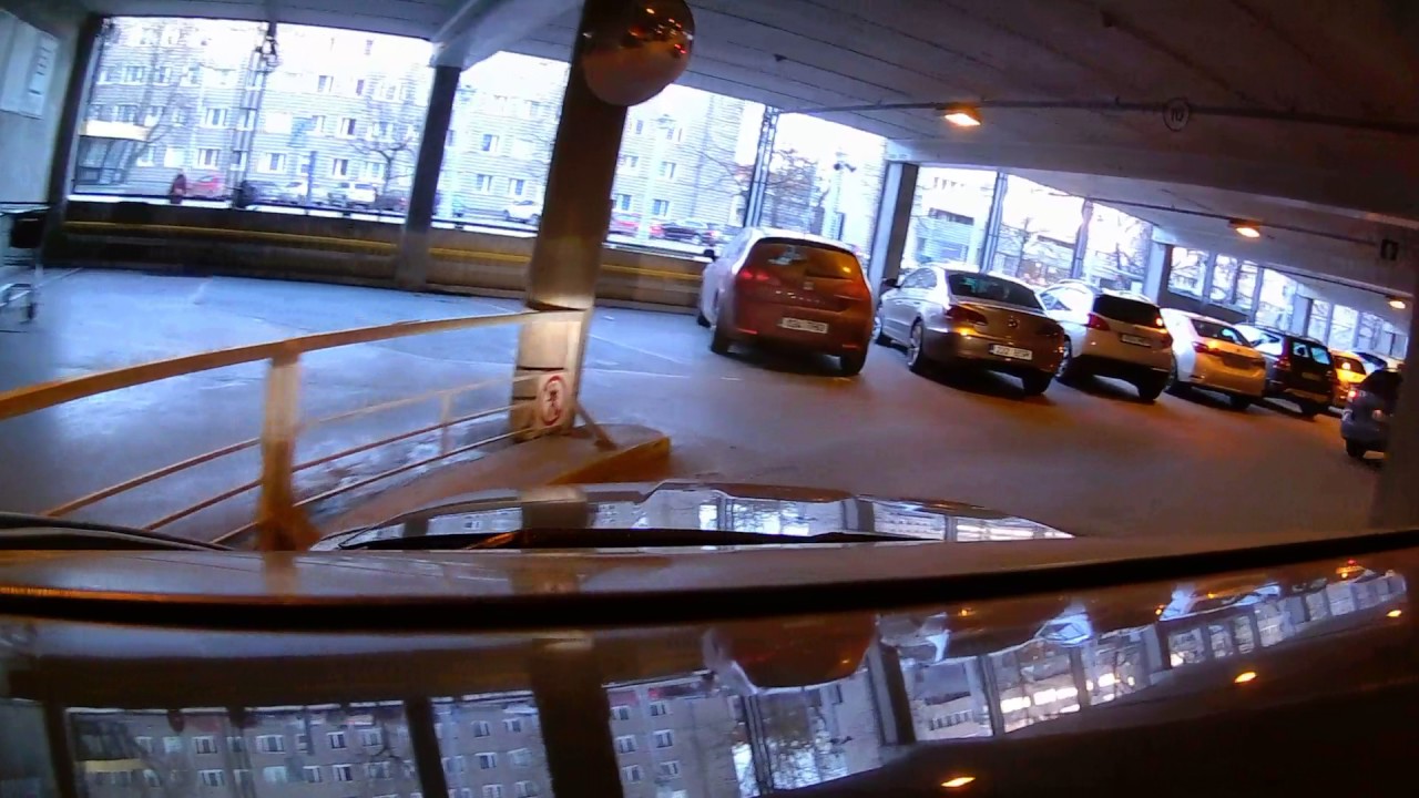 Driving into Stockmann parking house in Tallinn, Estonia - YouTube