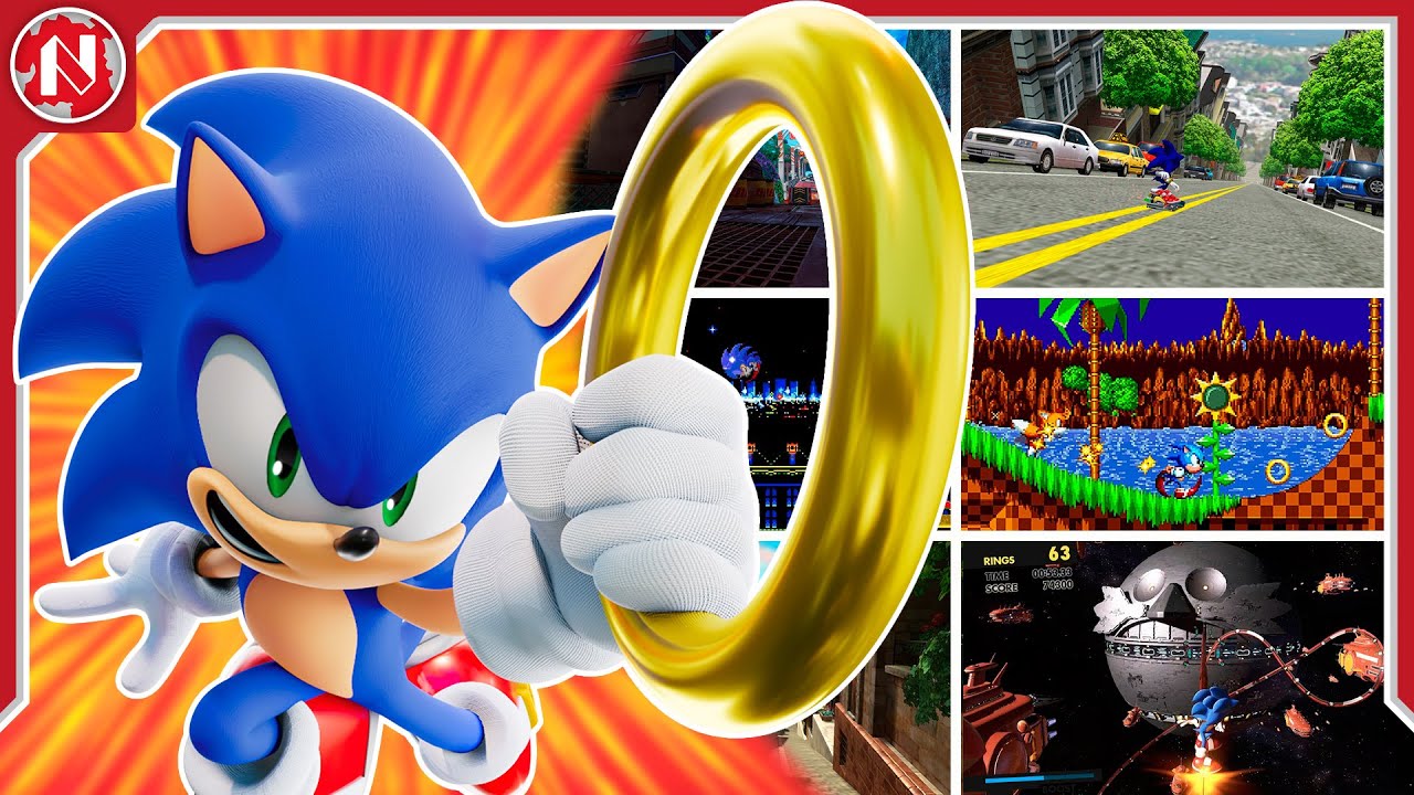 El MEJOR NIVEL de CADA JUEGO de Sonic - YouTube