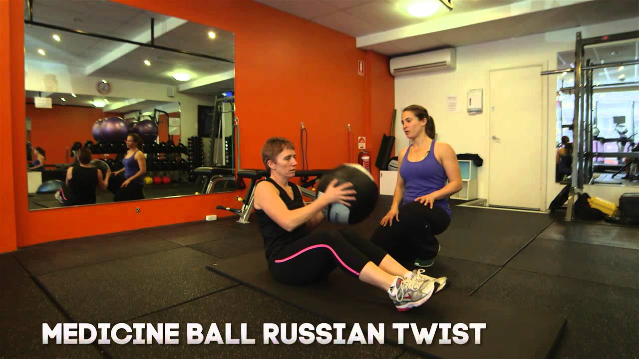Exercise Tip - Medi Ball Russian Twist - YouTube