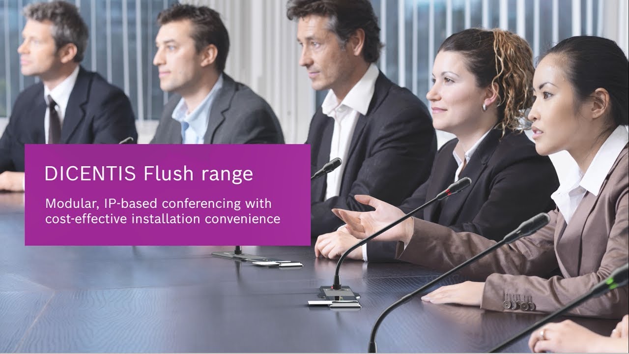 Bosch Security – Get to know the DICENTIS Flush range - YouTube