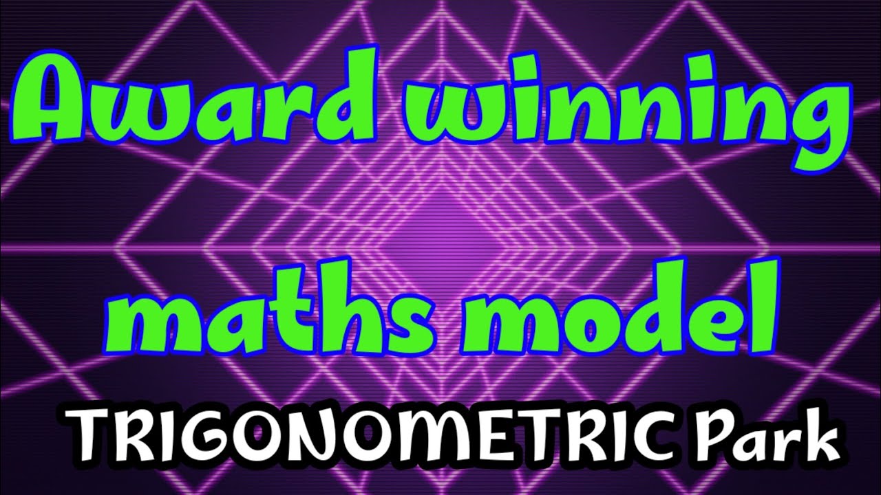 TRIGONOMETRIC PARK MODEL//Maths exhibition working model// #youtube # ...