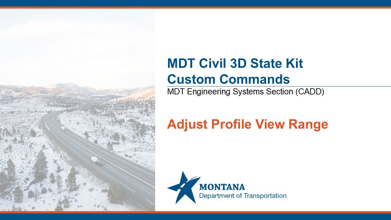 C3D - Adjust Profile View Range - YouTube