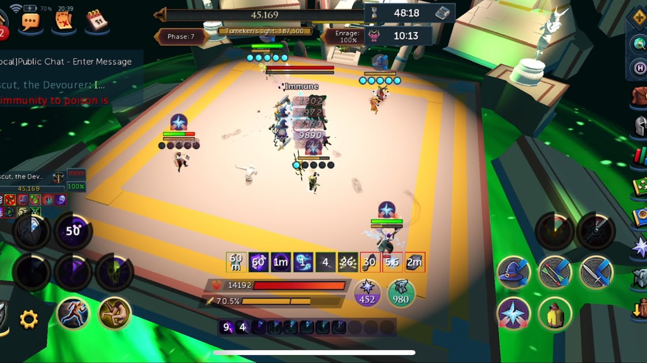Rs3 Mobile: 100% Enrage Amascut - YouTube