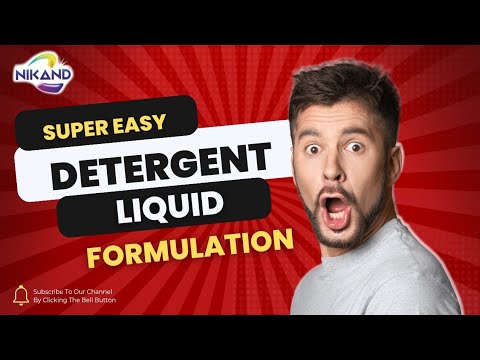 high quality liquid detergent formulation || simple process # ...