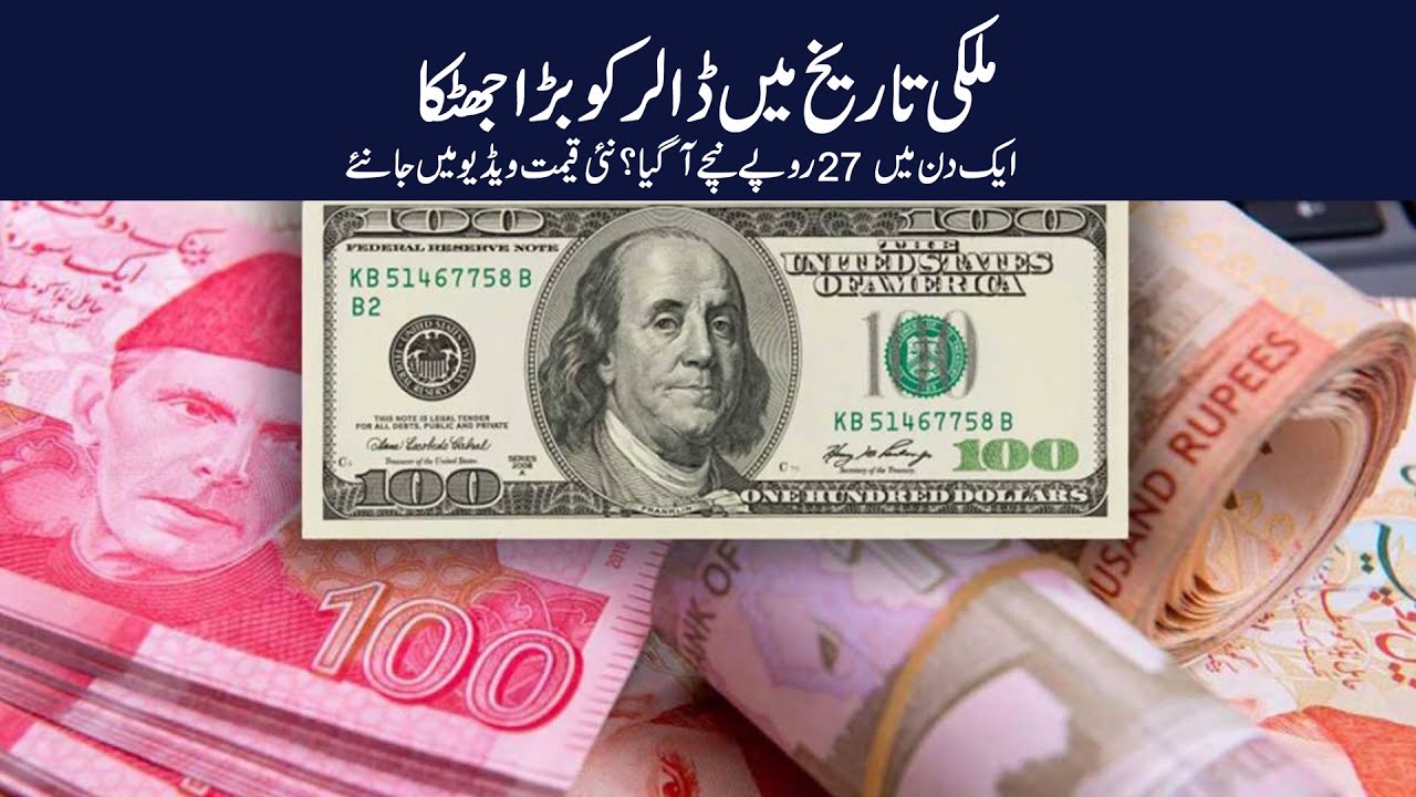 Pak Rupees ne Dollar ko Patak dya 27 rs ki record kami | Haq News ...