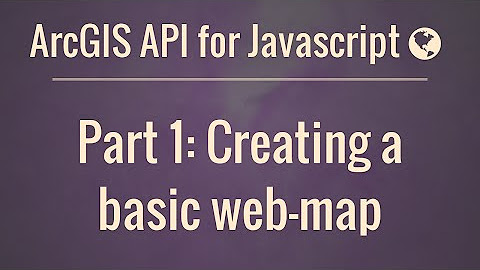 ArcGIS java api - YouTube