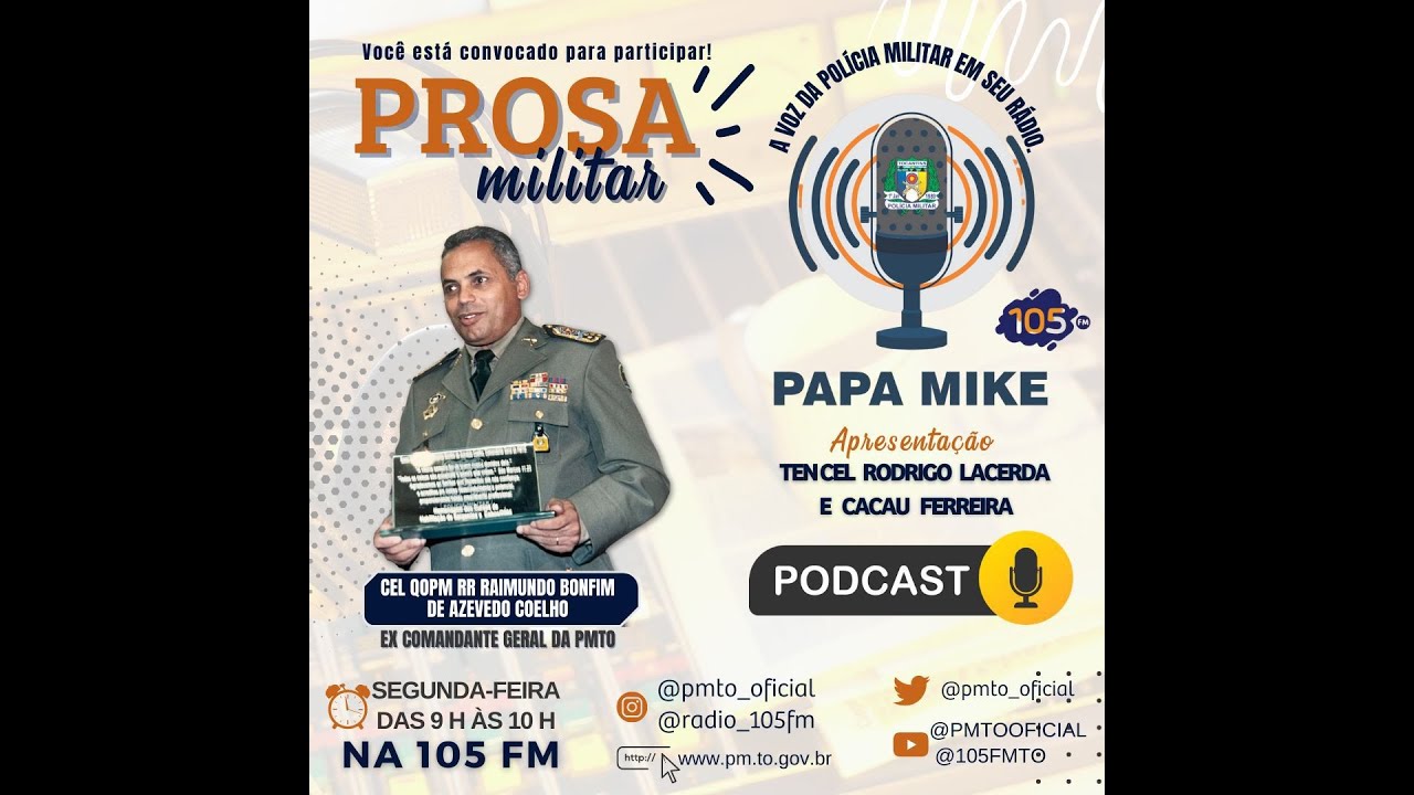 Papa Mike ao vivo - A Voz da PM no seu rádio - YouTube