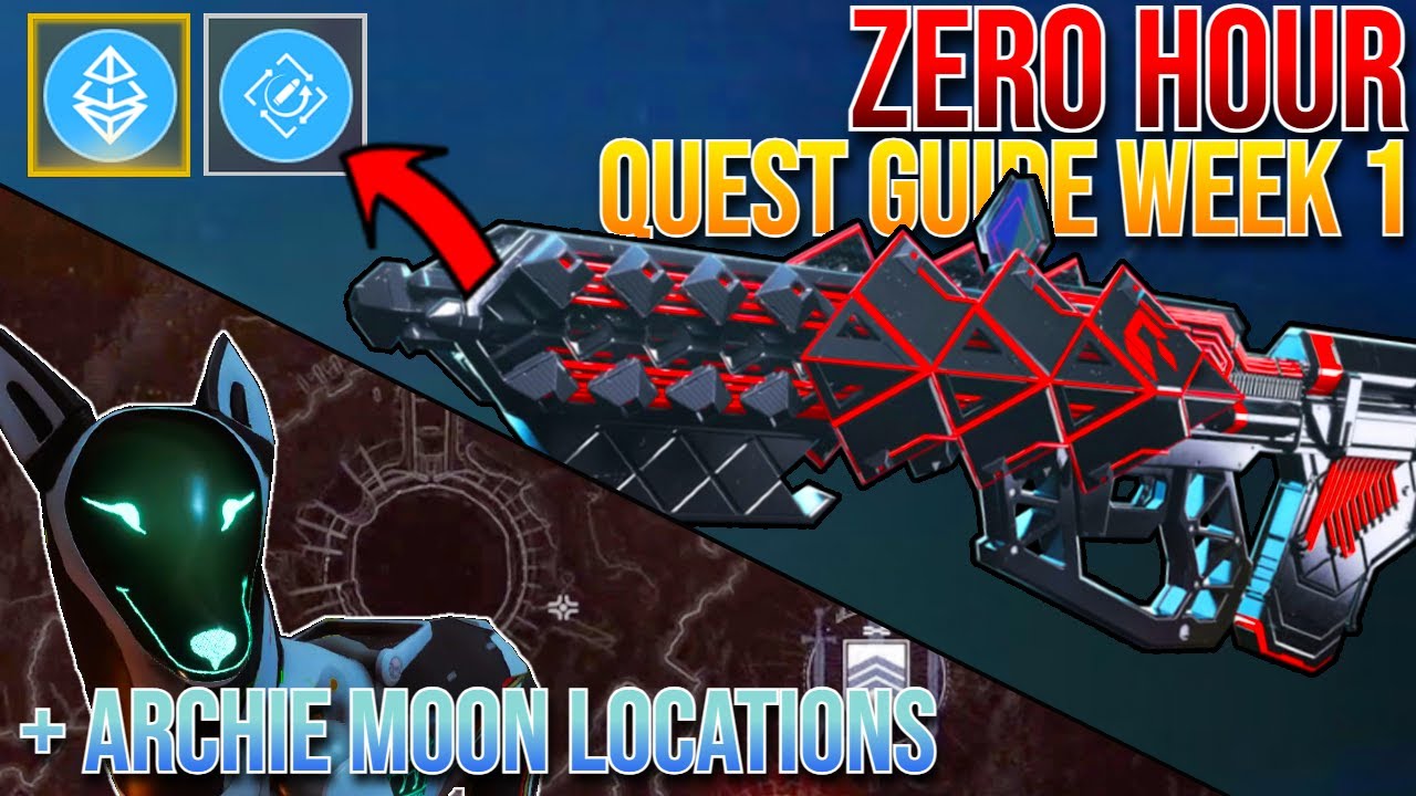 Destiny 2: Zero Hour Week 1 Quest Guide + Archie Location (The Moon ...